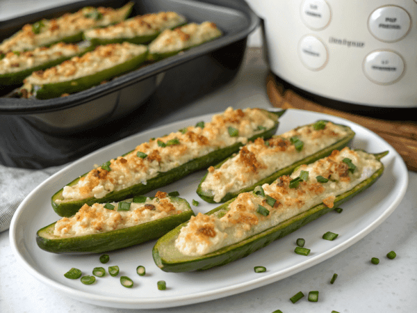 Air Fryer Stuffed Pickles – Crunchy & Fun