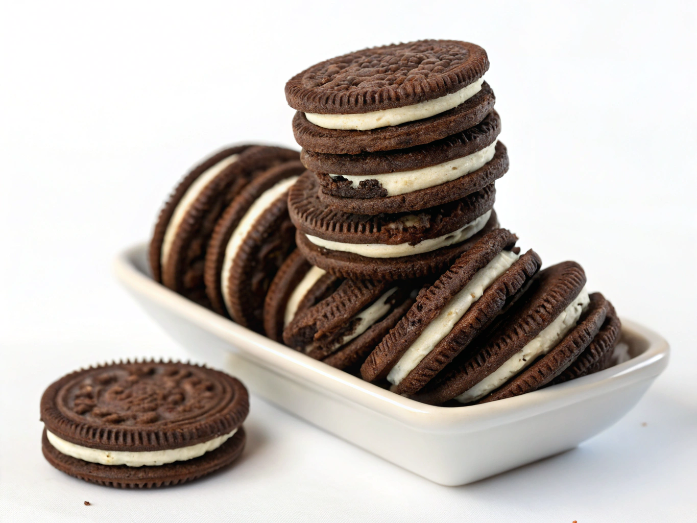 Easy Cookies & Cream Cookies with Oreos
