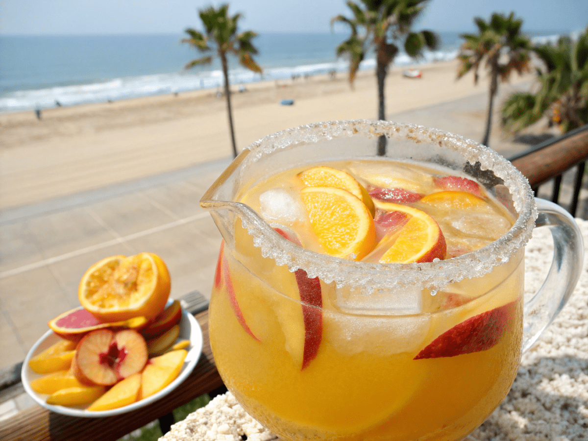 Beach Peach Lemonade – Best Summer Drink Ever